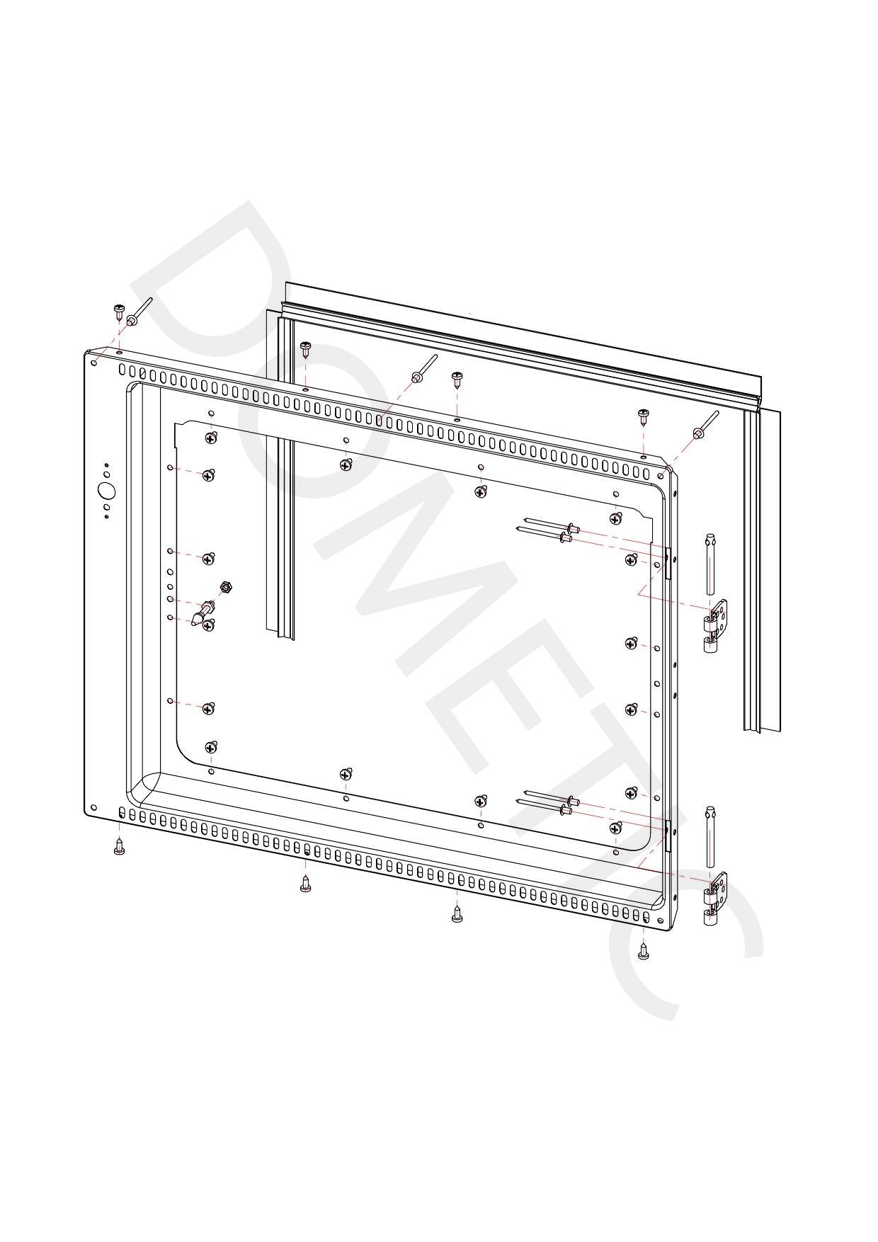 Dometic Front Panel Inox | Dometic Spares | Leisureshopdirect