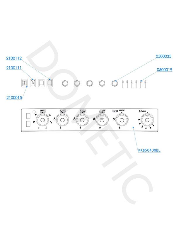 Dometic Control Panel | Dometic Spares | Leisureshopdirect